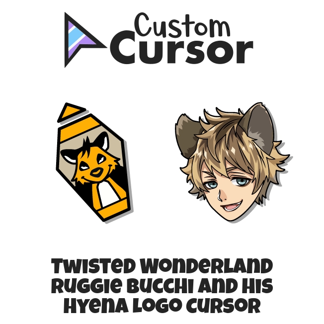 Twisted Wonderland Ruggie Bucchi and his Hyena Logo cursor – Custom Cursor