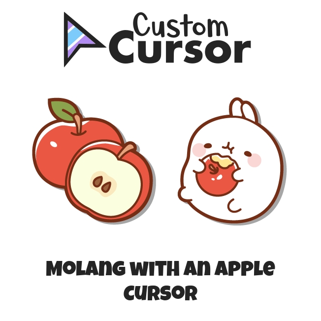 Molang with an Apple cursor – Custom Cursor