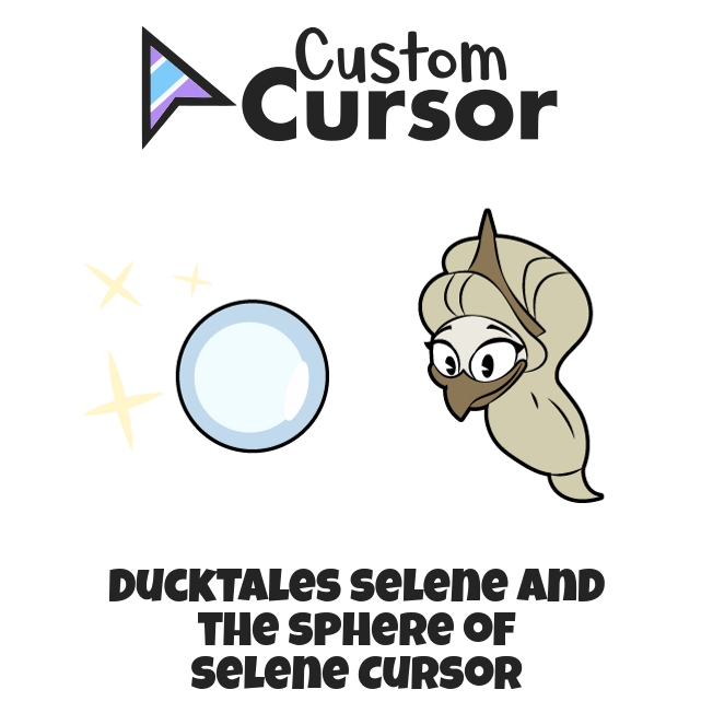 DuckTales Selene and the Sphere of Selene cursor – Custom Cursor