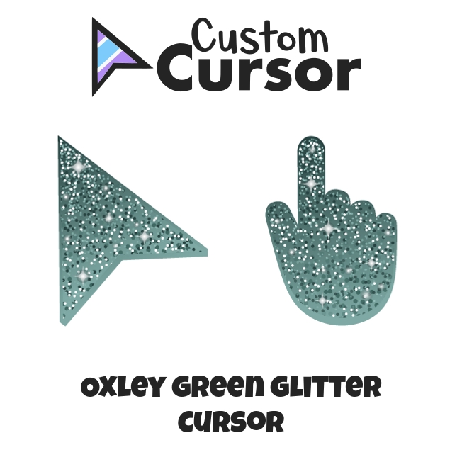 Oxley Green Glitter cursor – Custom Cursor