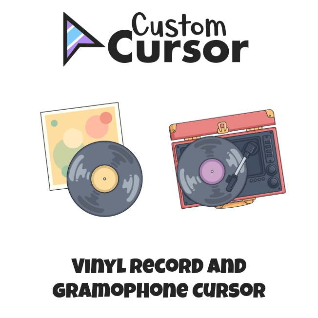 Vinyl Record and Gramophone курсор пак – Custom Cursor