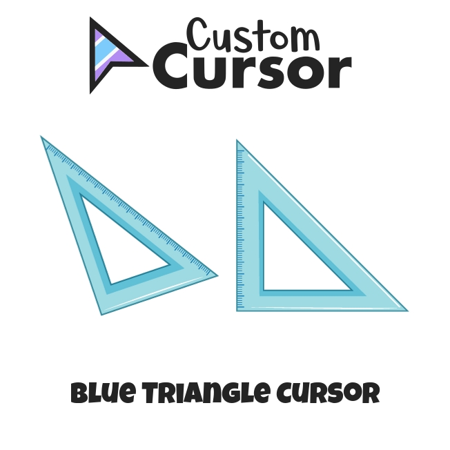 Blue Triangle cursor – Custom Cursor