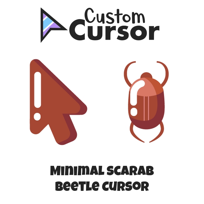 Minimal Scarab Beetle cursor – Custom Cursor