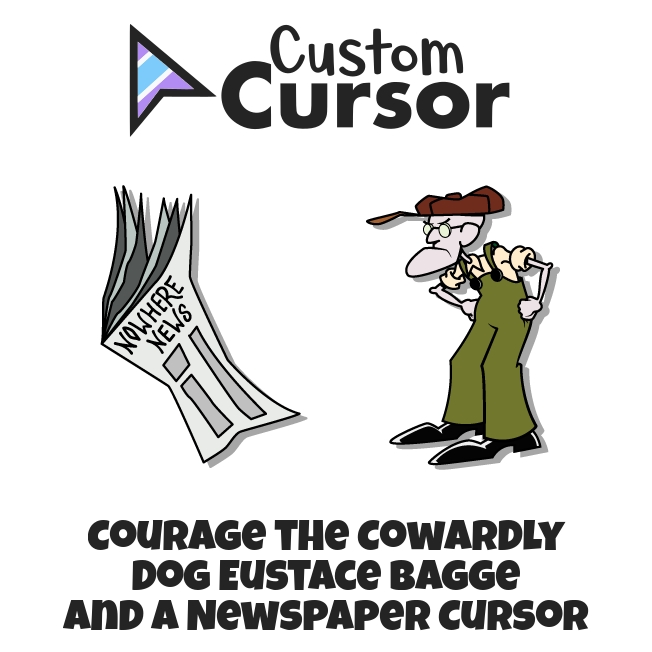 Courage le Chien Froussard Eustace Bagge et son Journal Curseur ...