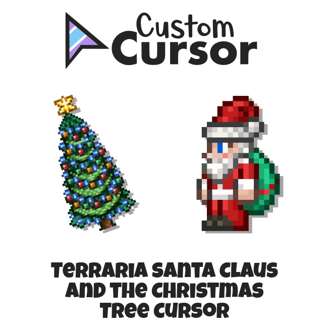 Terraria Santa Claus and the Christmas Tree cursor – Custom Cursor