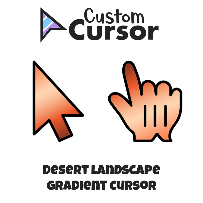 Desert Landscape Gradient cursor – Custom Cursor