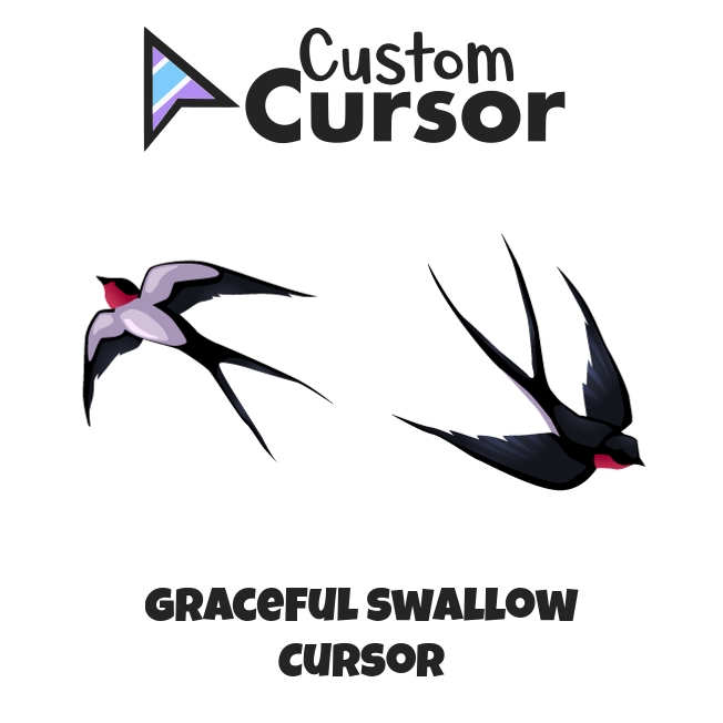 Graceful Swallow cursor – Custom Cursor