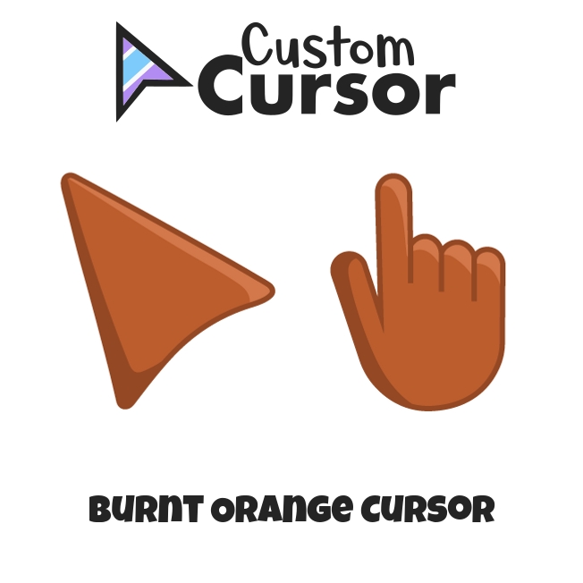 Burnt Orange cursor – Custom Cursor