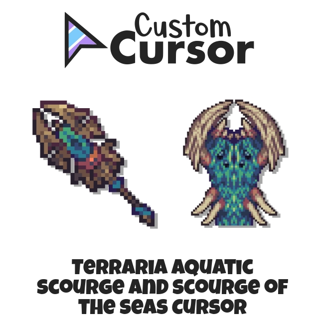 Terraria Aquatic Scourge y Scourge of the Seas cursor – Custom Cursor