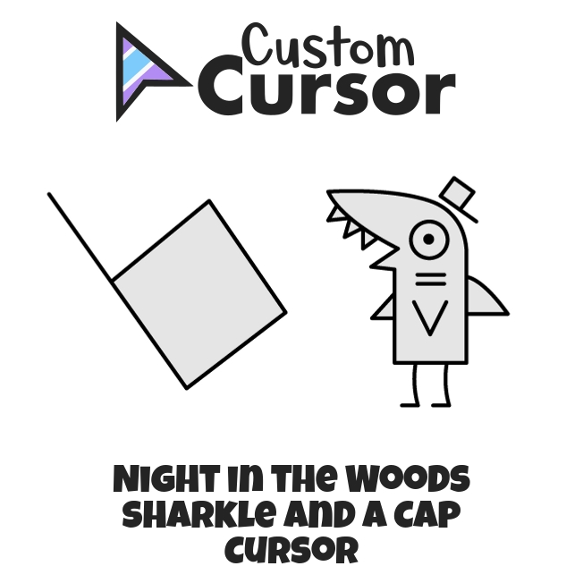 Night in the Woods Sharkle and a Cap cursor – Custom Cursor