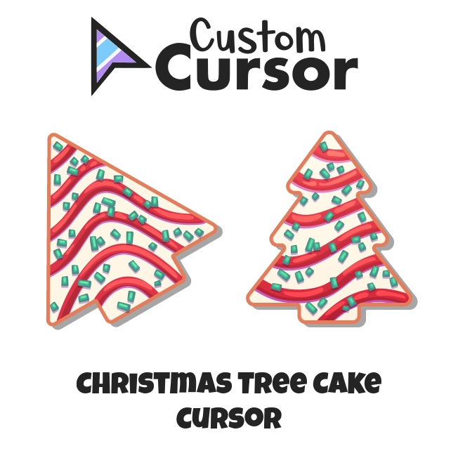Gâteau Sapin de Noël Curseur – Custom Cursor