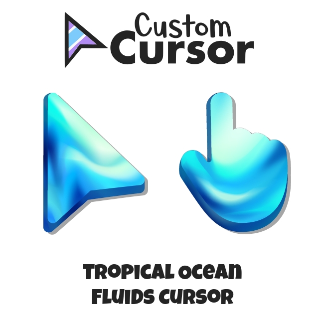 Fluidos del Océano Tropical cursor – Custom Cursor