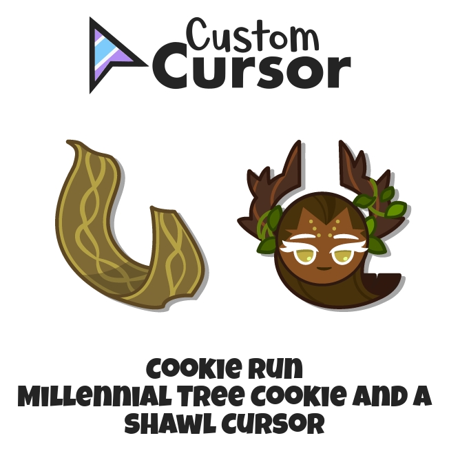 Cookie Run Millennial Tree Cookie and a Shawl cursor – Custom Cursor