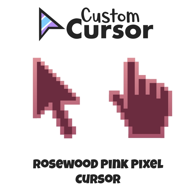 Rosa Palo de Rosa Píxel cursor – Custom Cursor