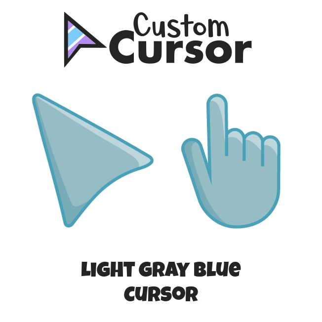 Light Gray Blue cursor – Custom Cursor