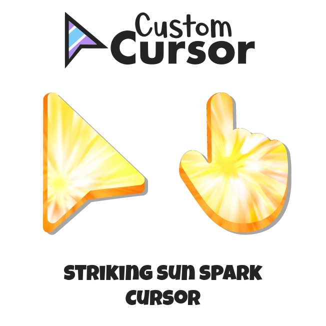 Striking Sun Spark cursor – Custom Cursor