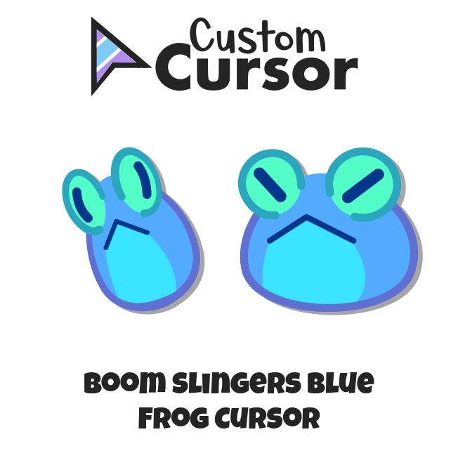 Boom Slingers Blue Frog cursor – Custom Cursor
