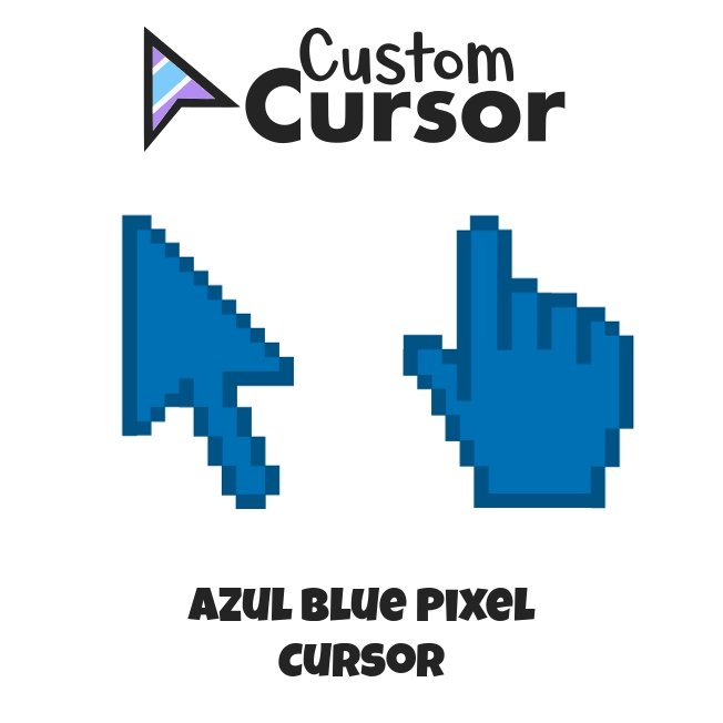 Azul Blue Pixel cursor – Custom Cursor