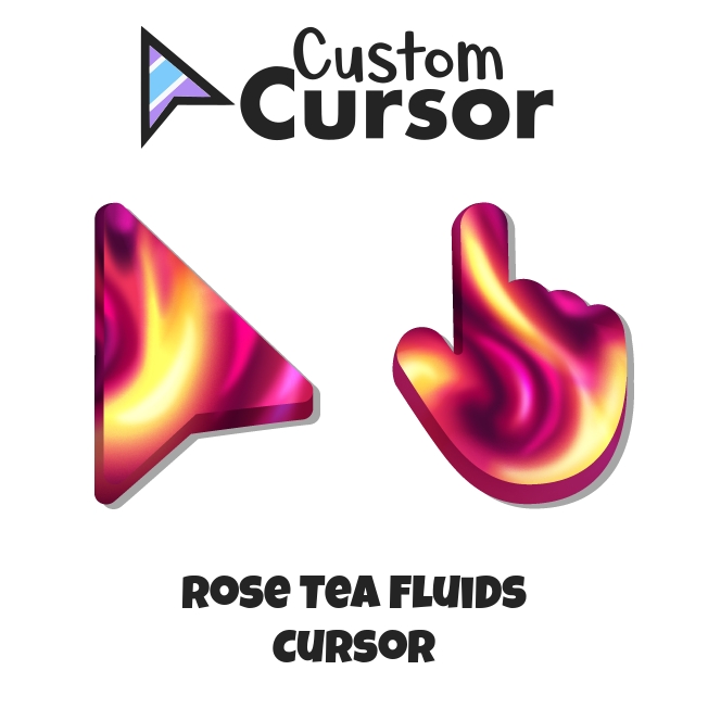 Rose Tea Fluids cursor – Custom Cursor