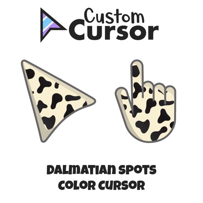 Dalmatian Spots Color cursor – Custom Cursor