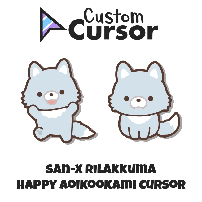 San-X Rilakkuma Happy Aoikookami cursor – Custom Cursor