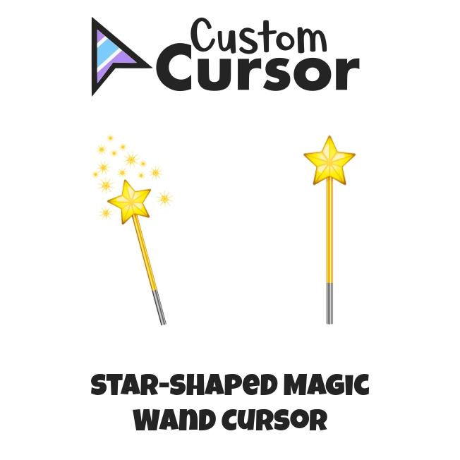 Star-Shaped Magic Wand cursor – Custom Cursor