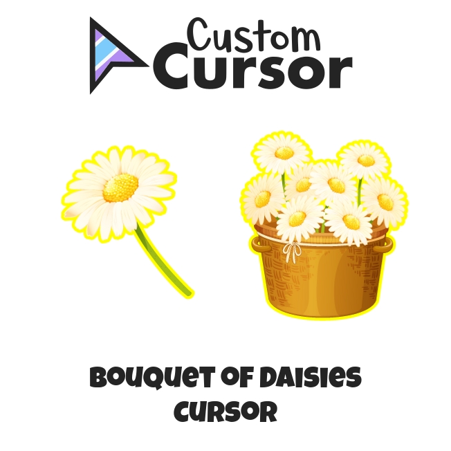 Bouquet of Daisies cursor – Custom Cursor