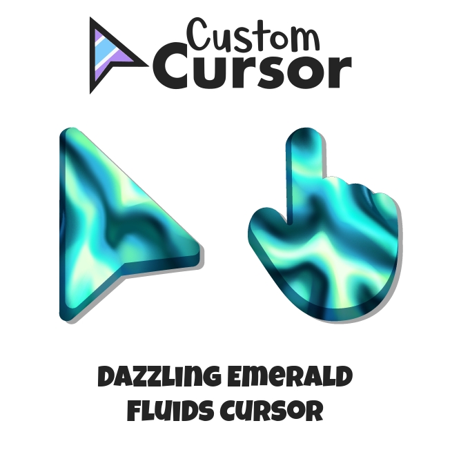 Dazzling Emerald Fluids курсор пак – Custom Cursor