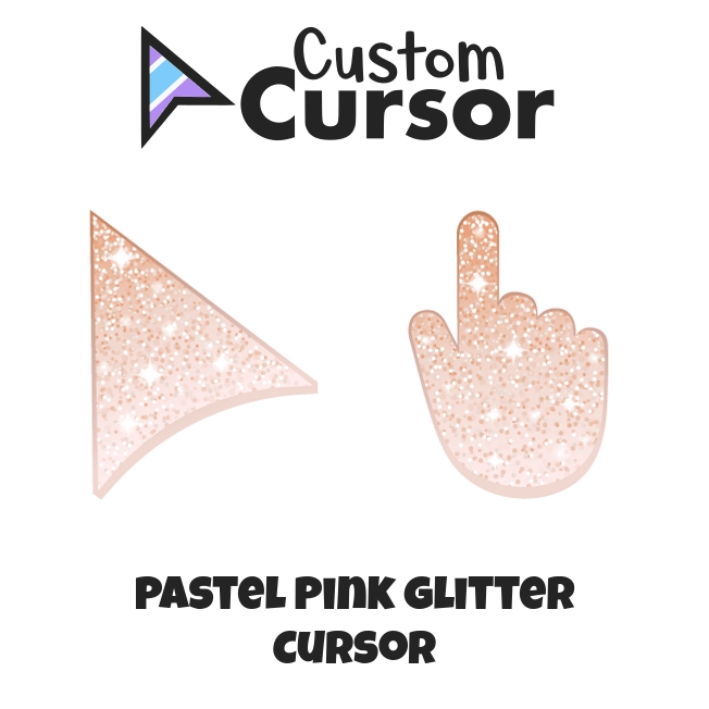 Pastel Pink Glitter cursor – Custom Cursor