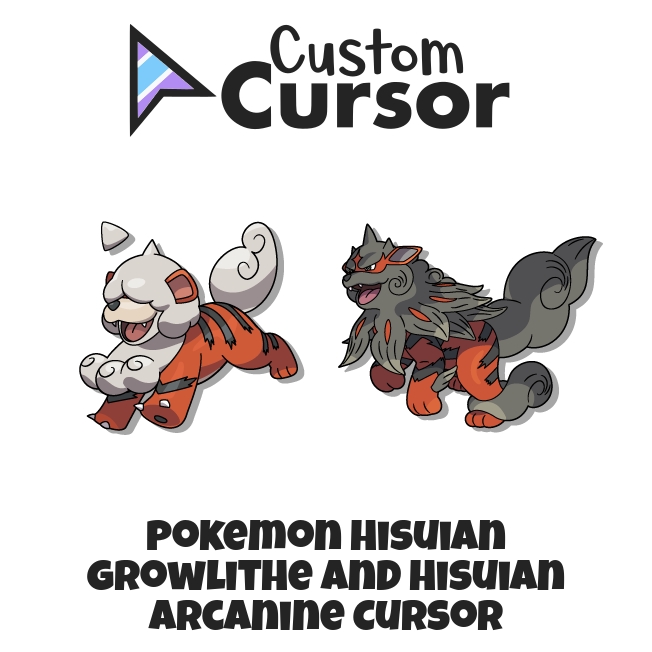 Pokemon Caninos d'Hisui et Arcanin d'Hisui Curseur – Custom Cursor