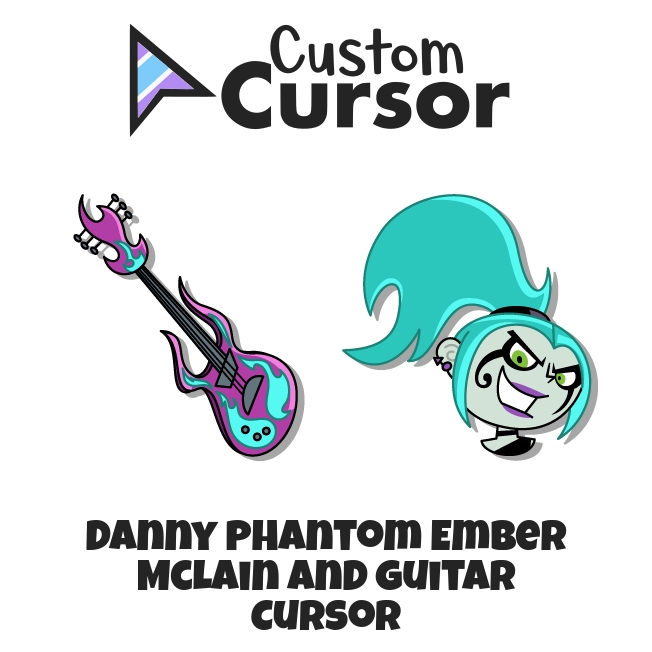 Danny Phantom Ember McLain and Guitar cursor – Custom Cursor
