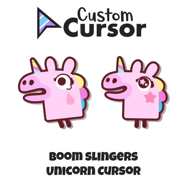 Boom Slingers Unicorn cursor – Custom Cursor