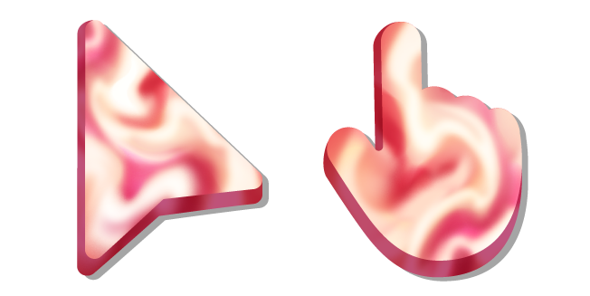 Strawberry Yogurt Fluid cursor – Custom Cursor