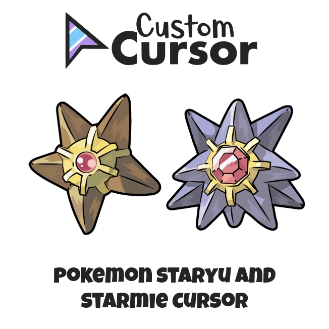 Pokemon Staryu y Starmie cursor – Custom Cursor