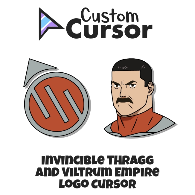 Invincible Thragg y el Logo de la Imperio Viltrum cursor – Custom Cursor