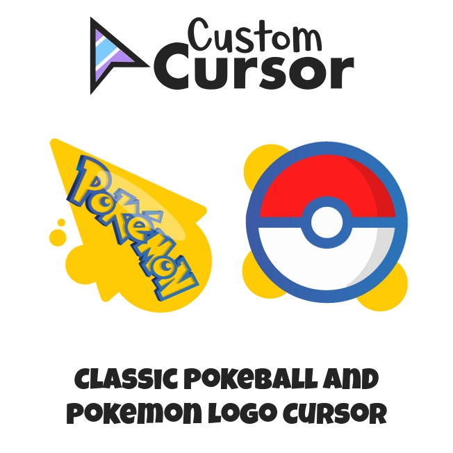 Classic Pokeball and Pokemon Logo cursor – Custom Cursor