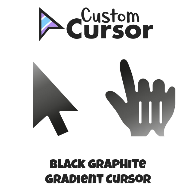 Black Graphite Gradient cursor – Custom Cursor
