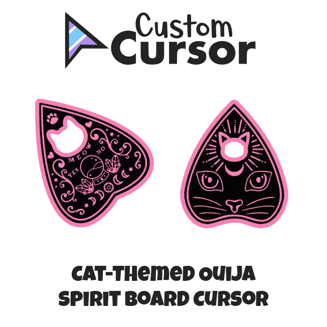 Cat-Themed Ouija Spirit Board cursor – Custom Cursor