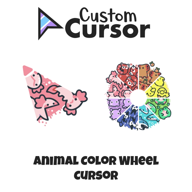 Palette de Couleurs Animales Curseur – Custom Cursor