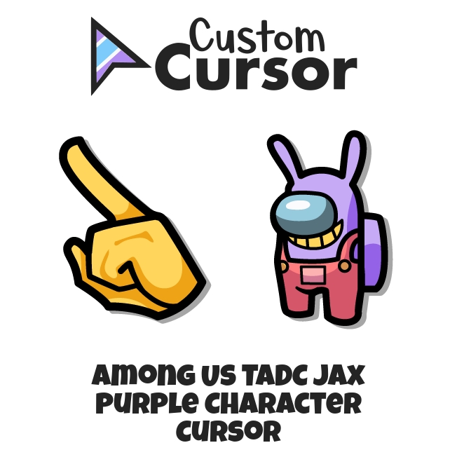 Among Us Personaje Púrpura como Jax de TADC cursor – Custom Cursor