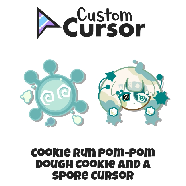 Cookie Run Pom-Pom Dough Cookie and a Spore cursor – Custom Cursor
