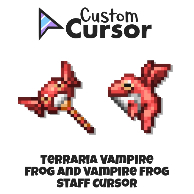 Terraria Vampire Frog and Vampire Frog Staff курсор пак – Custom Cursor