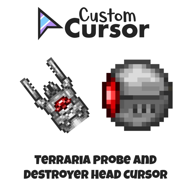 Terraria Probe and Destroyer Head курсор пак – Custom Cursor