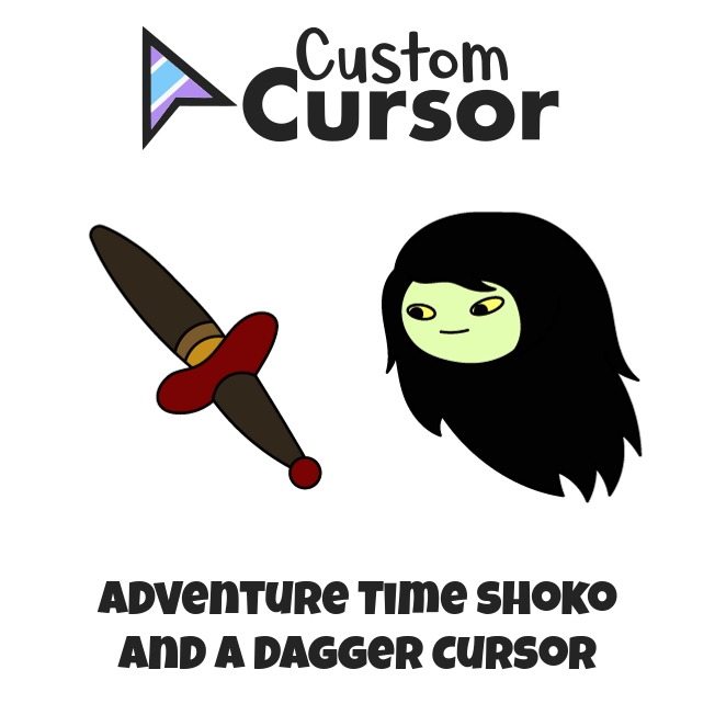 Adventure Time Shoko and a Dagger cursor – Custom Cursor