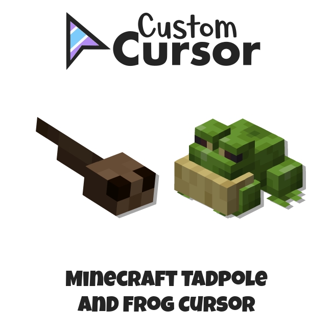 Minecraft Tadpole and Frog cursor – Custom Cursor
