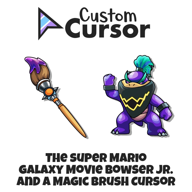 The Super Mario Galaxy Movie Bowser Jr. and a Magic Brush cursor ...