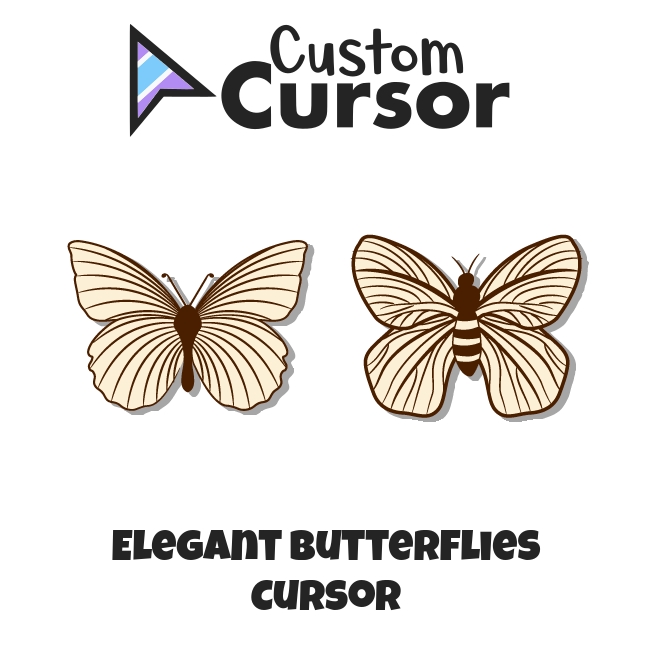 Elegant Butterflies cursor – Custom Cursor