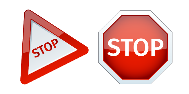 Prank Stop Traffic Signs cursor – Custom Cursor
