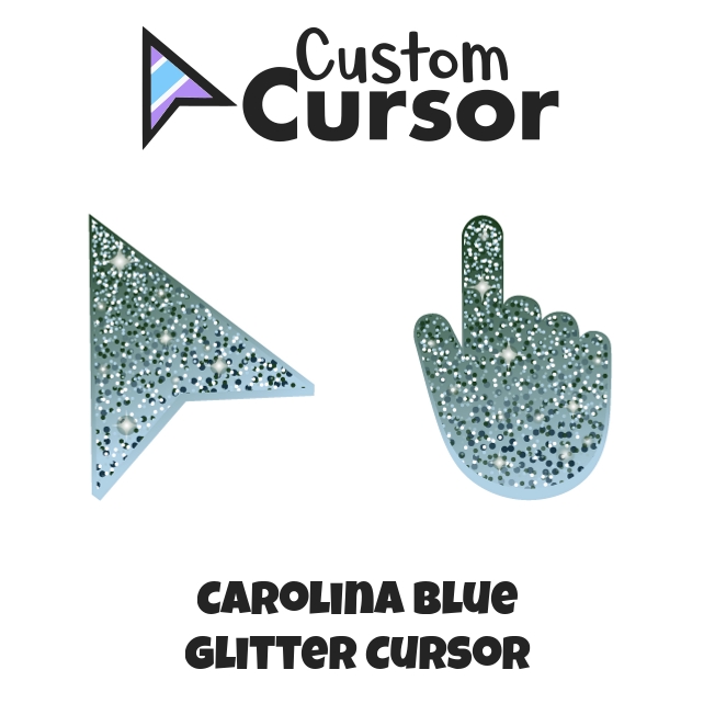 Carolina Azul Glitter cursor – Custom Cursor
