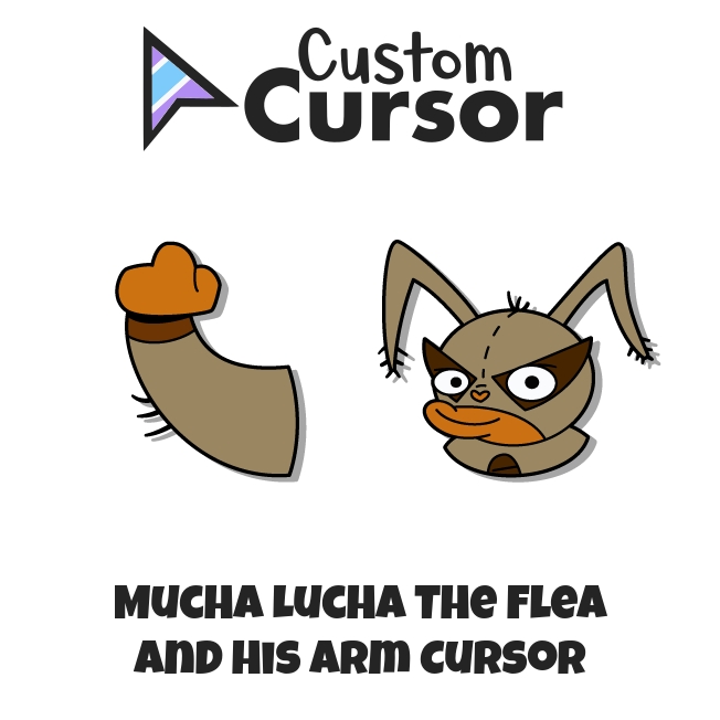Mucha Lucha The Flea and his Arm cursor – Custom Cursor
